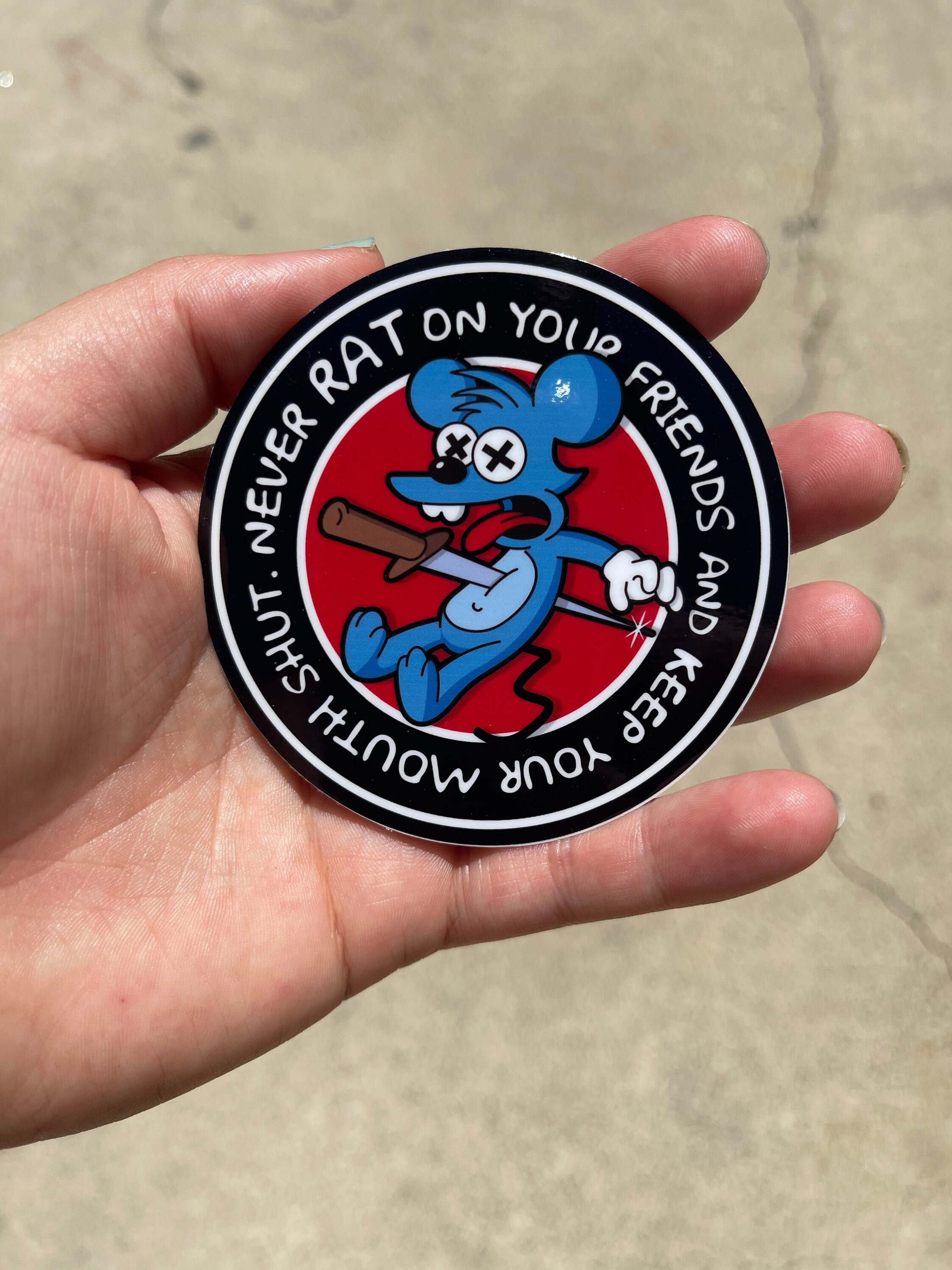 Itchy Sticker Gangster Sticker the Simpsons Stickers Laptop - Etsy