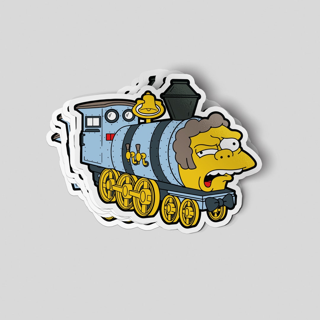 Moe Sticker, Thomas the Train Sticker, the Simpsons Sticker, Laptop ...