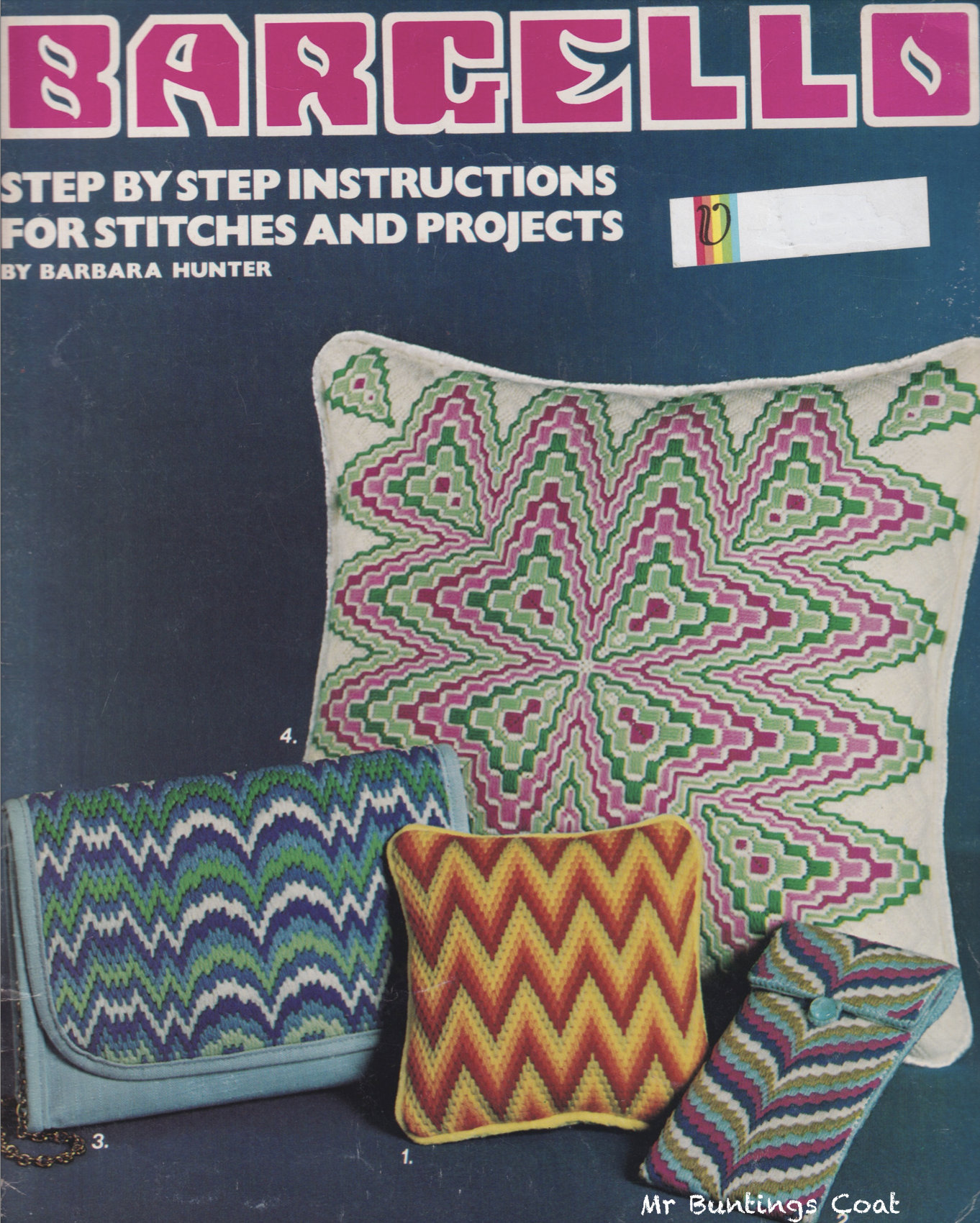 Teach Yourself BARGELLO Step by Step Instructions With Charts and ...