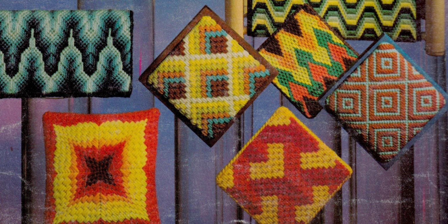 Entire Booklet. Bargello Stitching Guide: 13 Patterns, 5 Projects (PDF ...