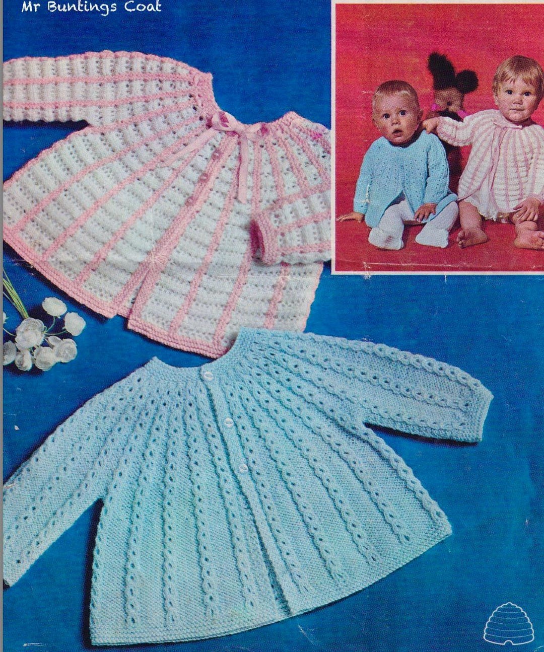 Baby Matinee Jacket Knitting Pattern, 3-6 Months (PDF Pattern) - Etsy