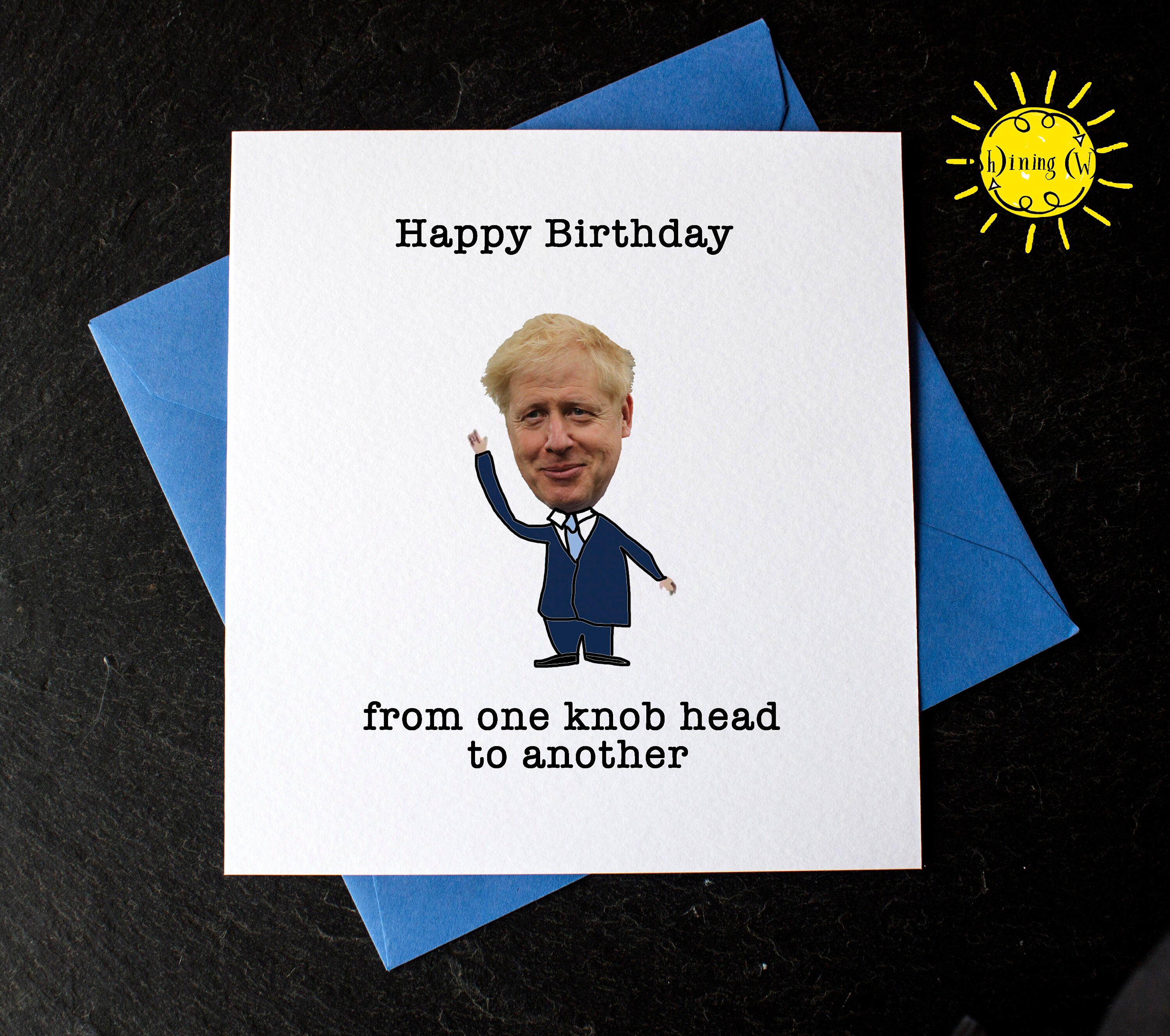 Birthday Card Boris Card Happy Birthday From One Dickhead | Etsy