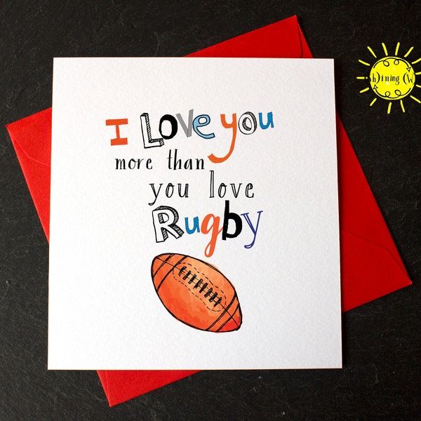 Funny Rugby Card - Etsy