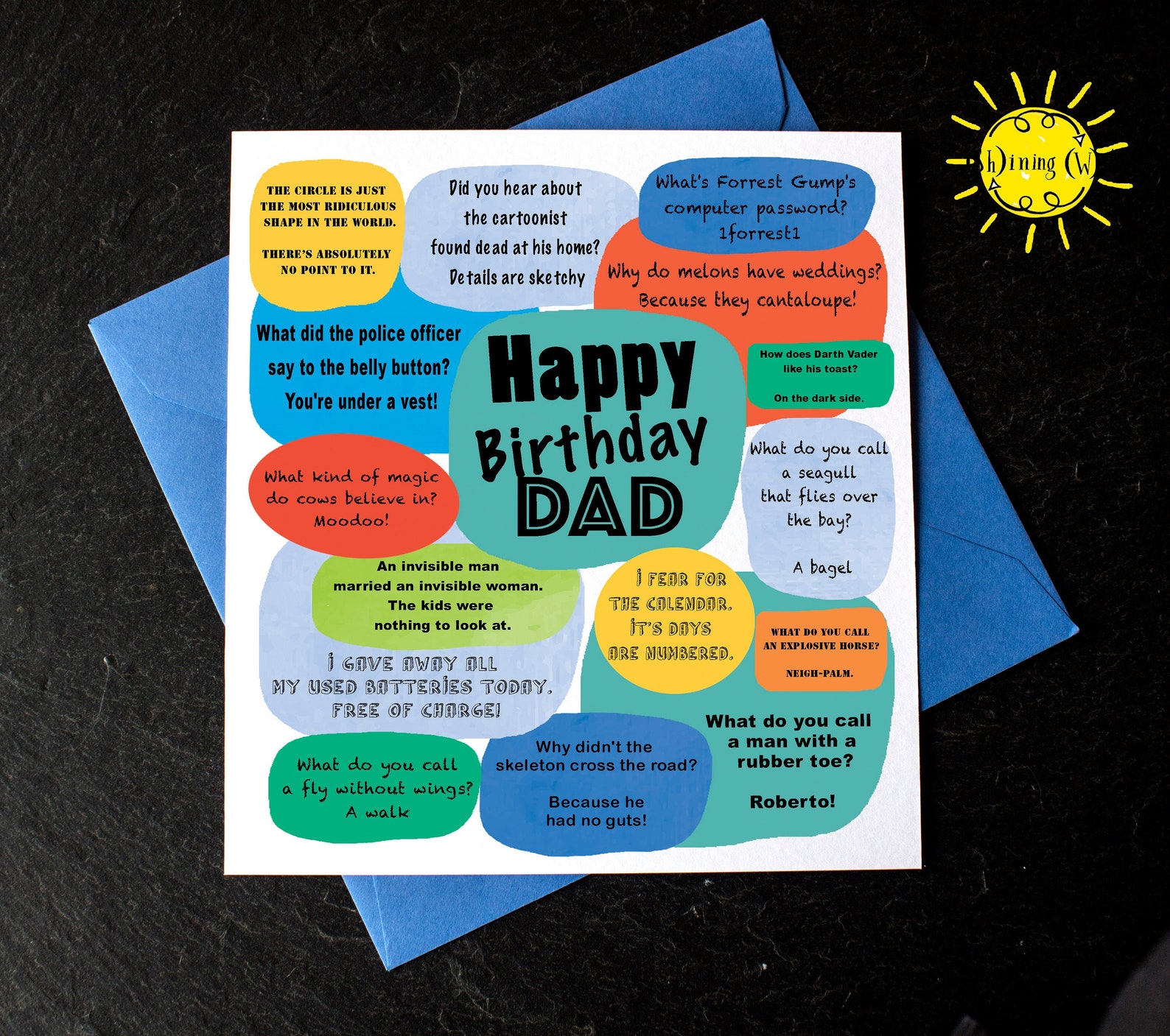 Dad Birthday Joke Card Birthday Card For Dad Birthday Card Etsy UK