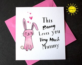 Happy Mothers Day Card Hedgehog - Etsy