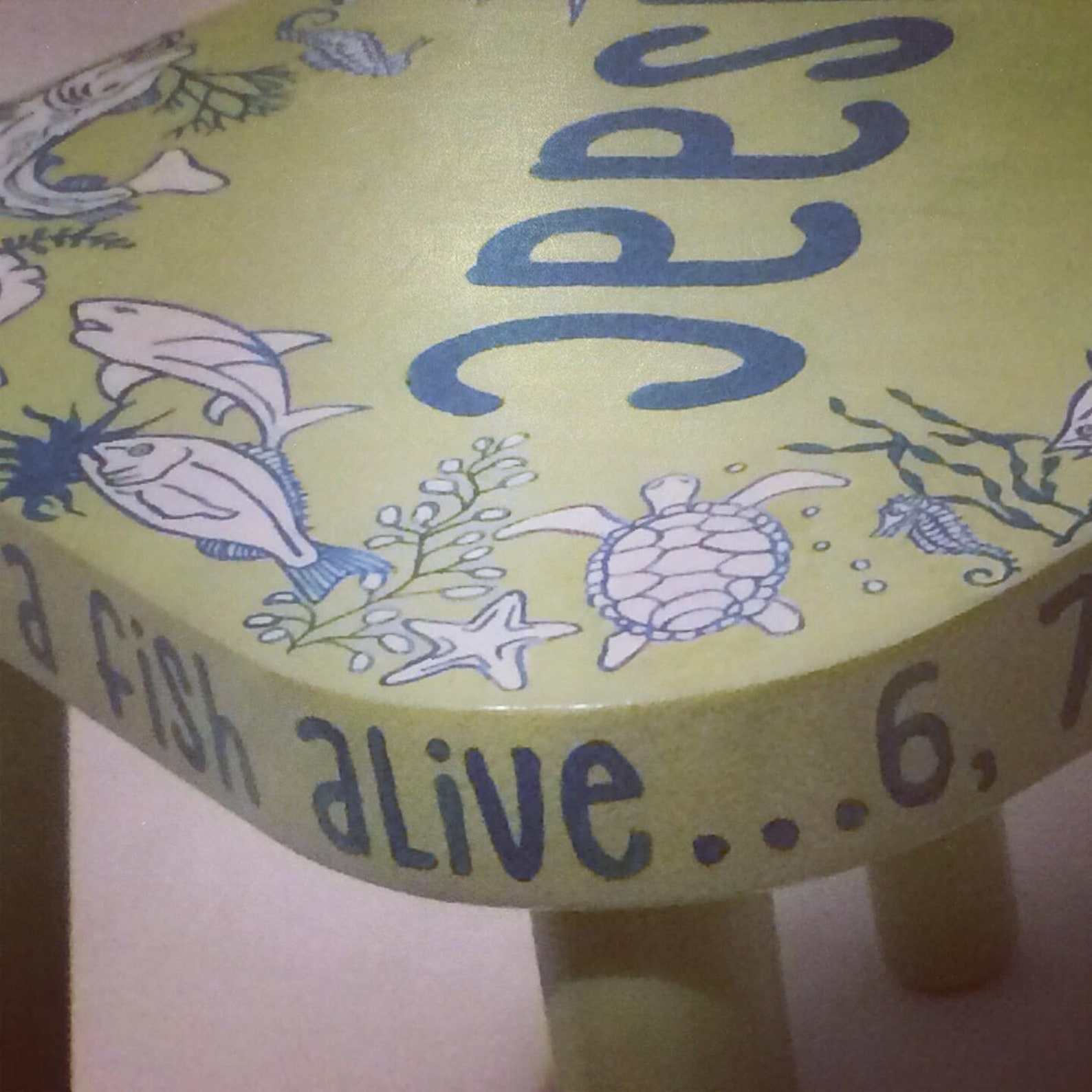 Personalised Hand Painted Children's Wooden Stool - Etsy