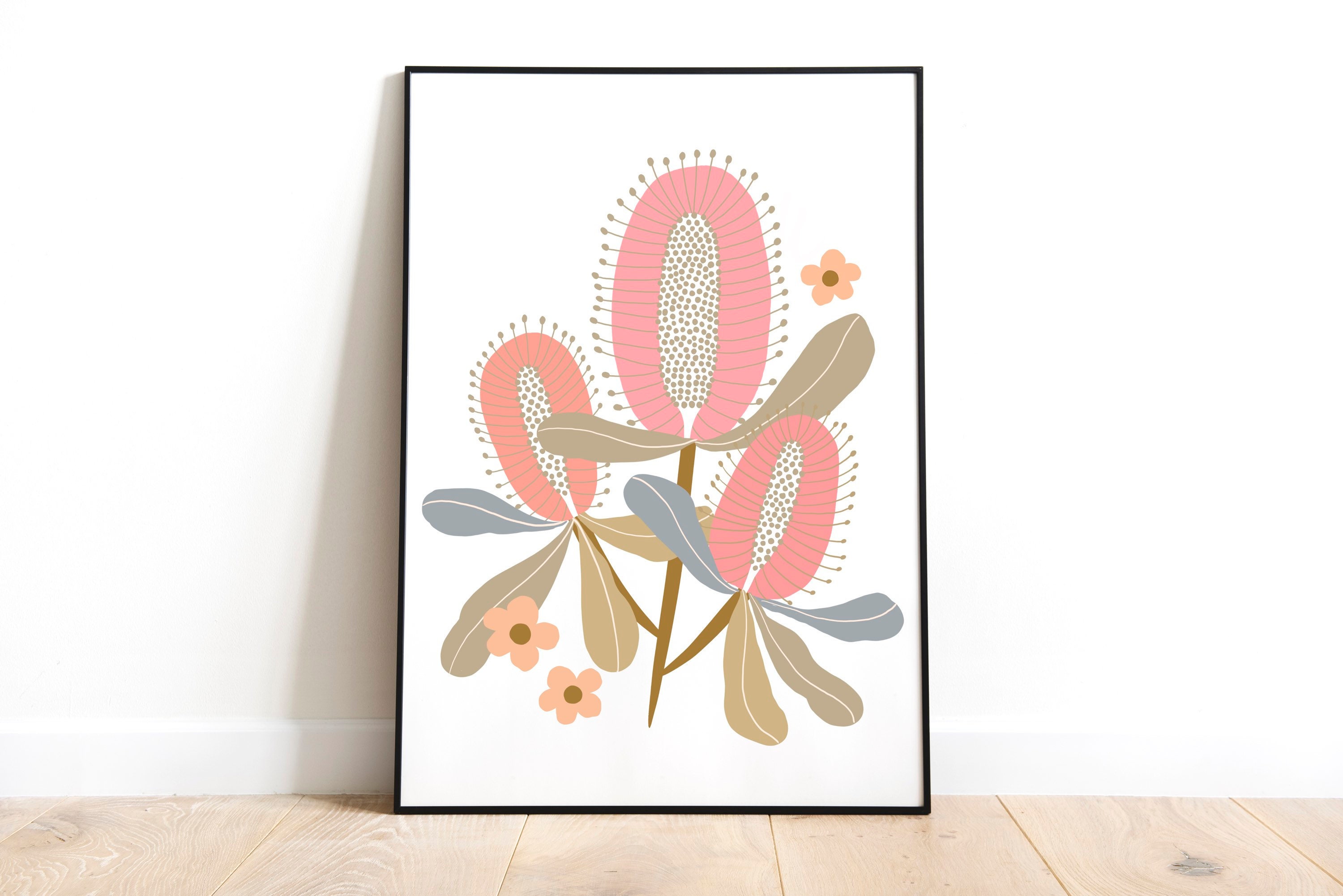 A Set of 3 Australian Native Flower Art Prints Home Decor - Etsy