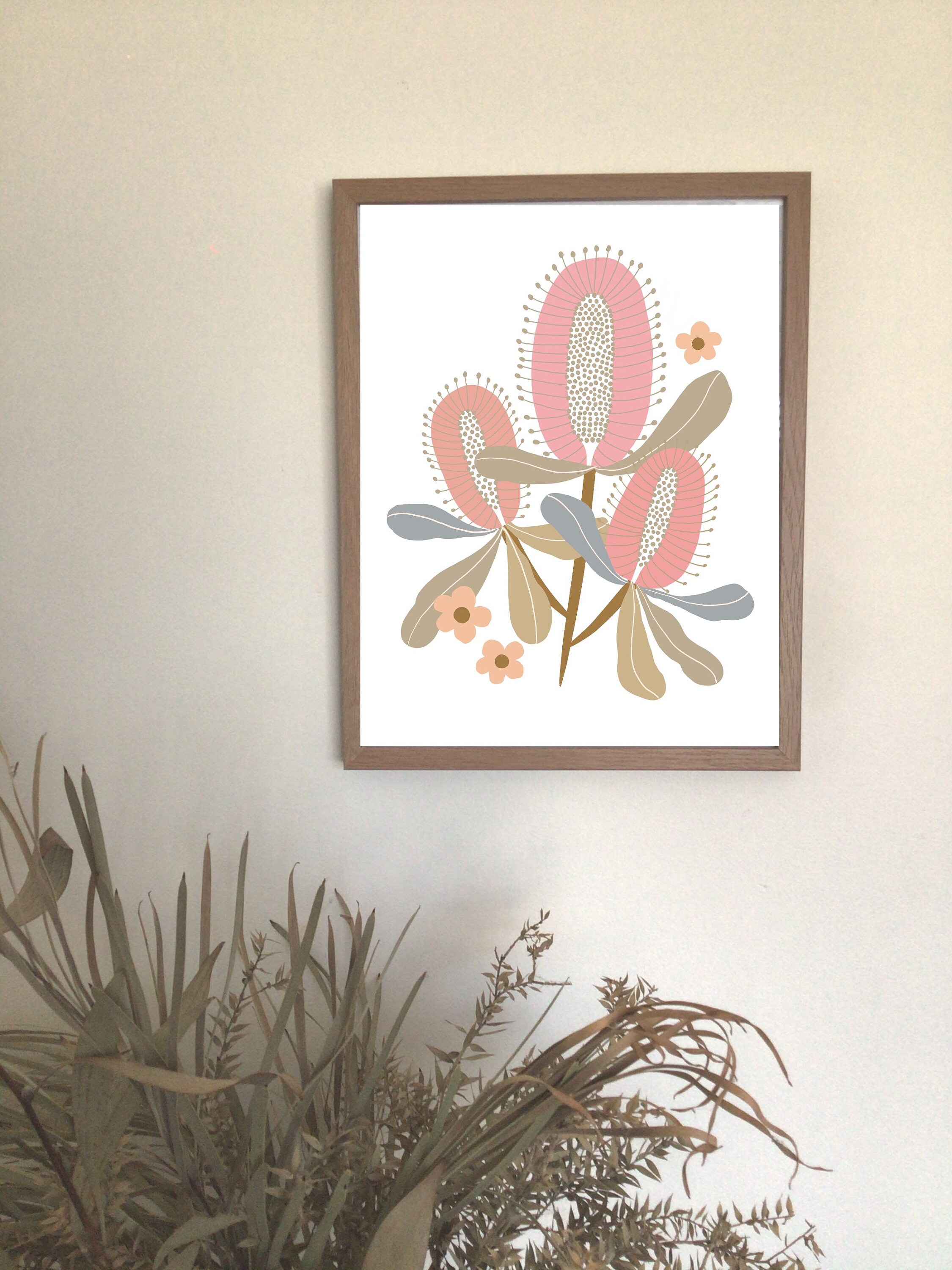 A Set of 3 Australian Native Flower Art Prints Home Decor - Etsy