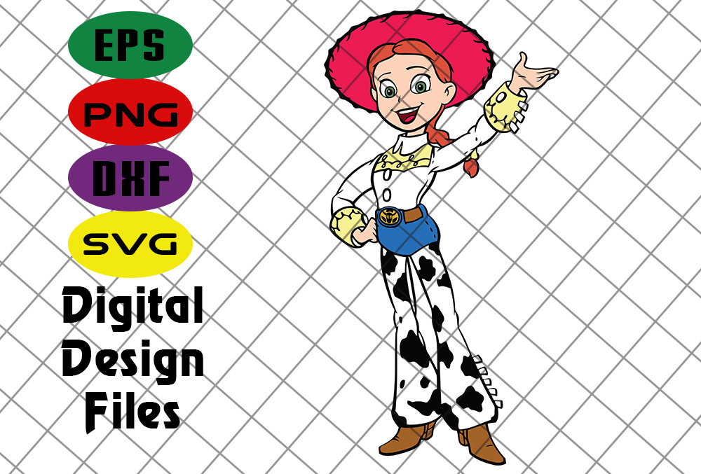 Jessie svg Jessie Toy Story Jessie svg Jessie Stencil toy | Etsy