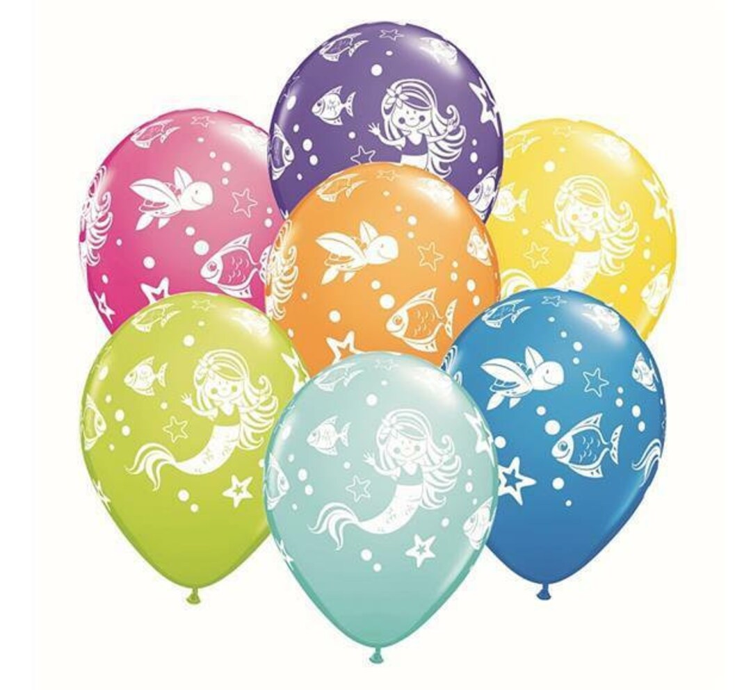 10 Balloons Mermaid Nix Mermaid 25 Cm - Etsy