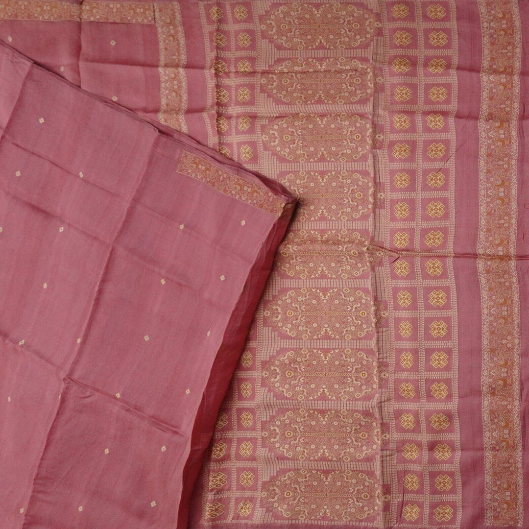 Vintage Puce Color Sarees 100% Pure Silk Woven Indian Sari 5YD Craft ...