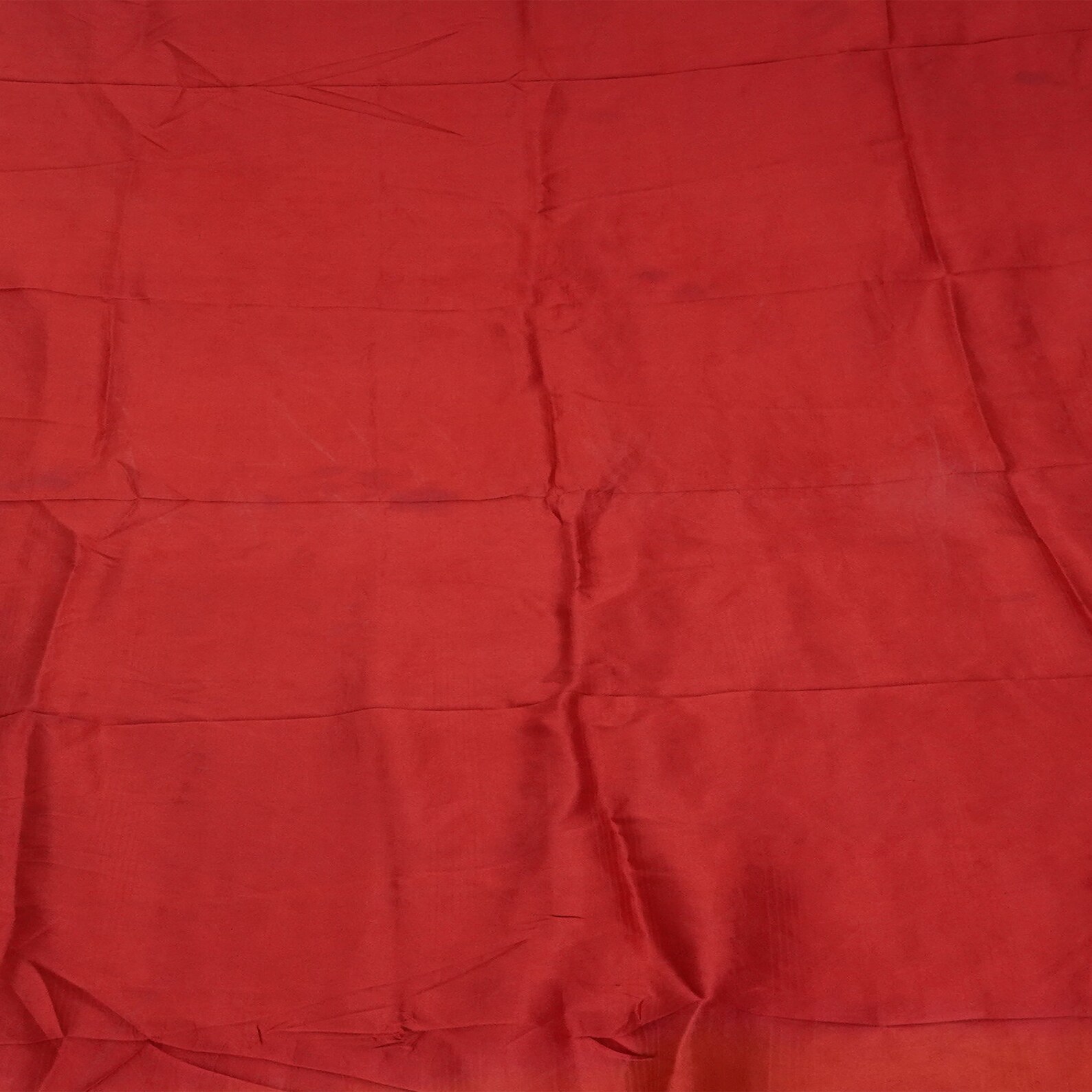 Vintage Red Sarees 100% Pure Silk Handwoven Peacock Design Sari 5YD ...