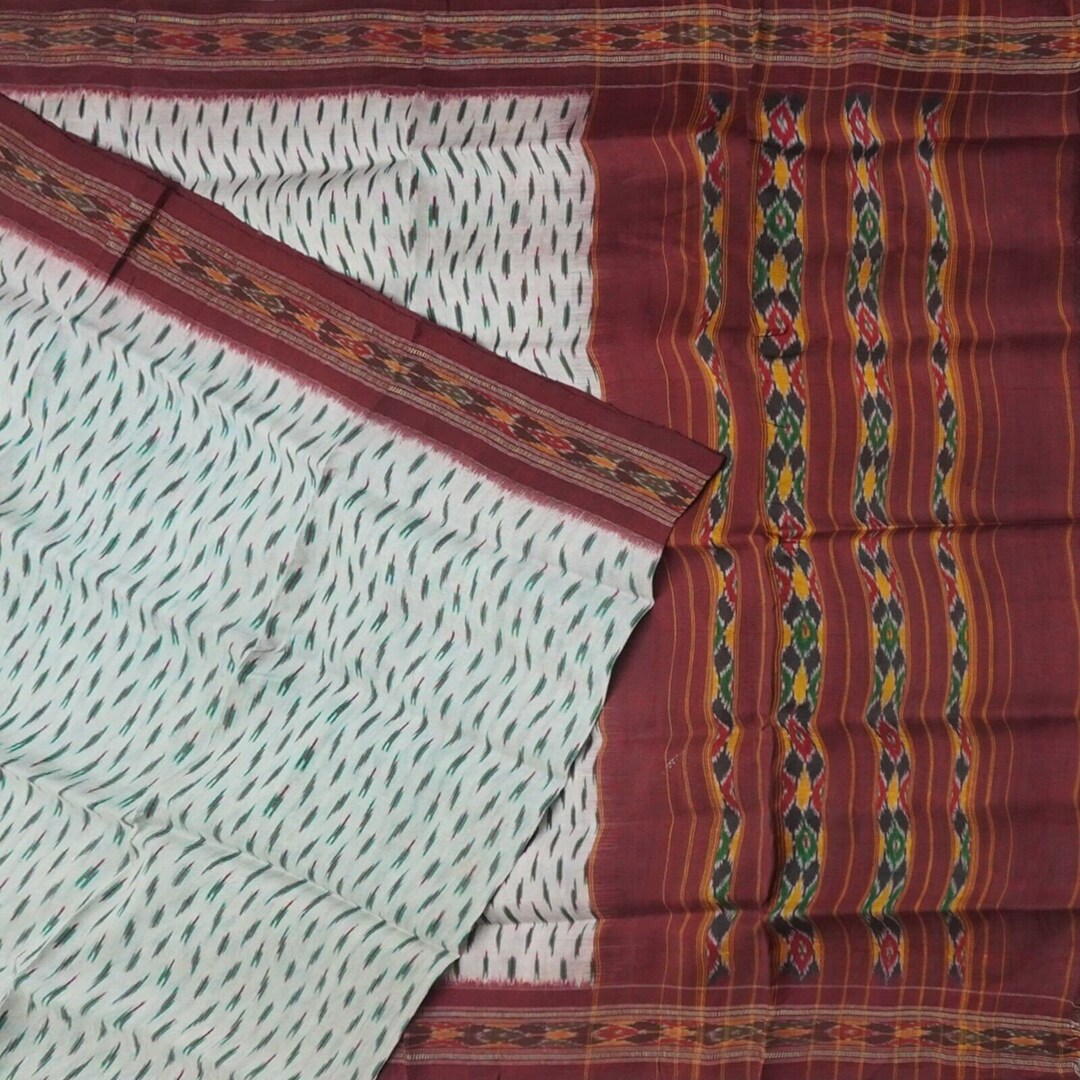 Vintage Green Sarees 100% Pure Silk Handwoven Patola Ikat Sari 5YD ...