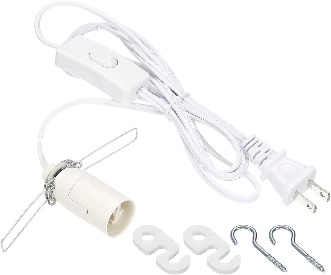 E12,E27 and E14 Power Cord With Plug for Lanterns , Cable With Switch ...