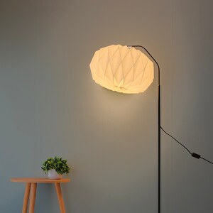 Pumpkin Origami Floor Lamps , Minimalist Paper Lampshade , White Floor Lights Indoor - Etsy