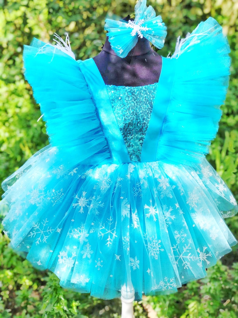 Elsa Inspired Costume Frozen Girl Outfit Elsa Birthday Girl - Etsy