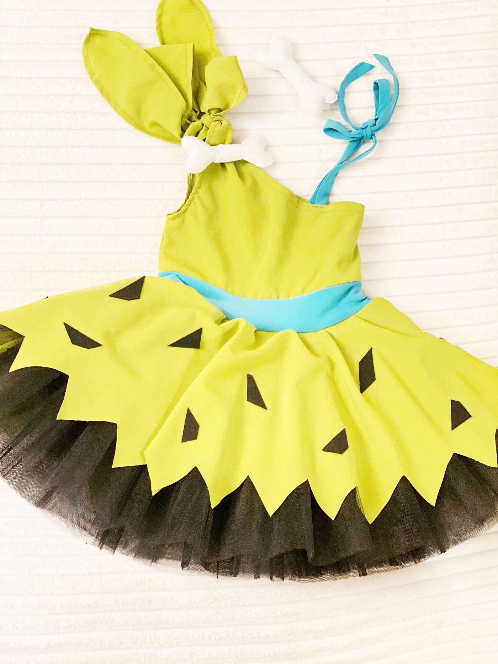 Pebbles Flintstone Outfit/pebbles Flintstone Costume/pebbles Birthday ...