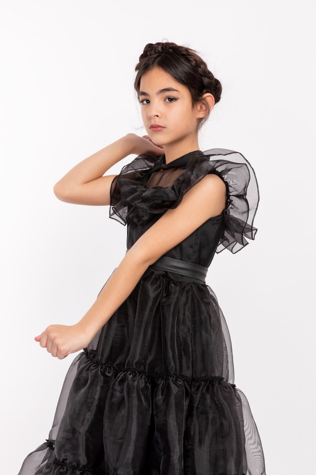 Black Girl Dress, Dance Costume, Girl Birthday Dress, Halloween Toddler ...