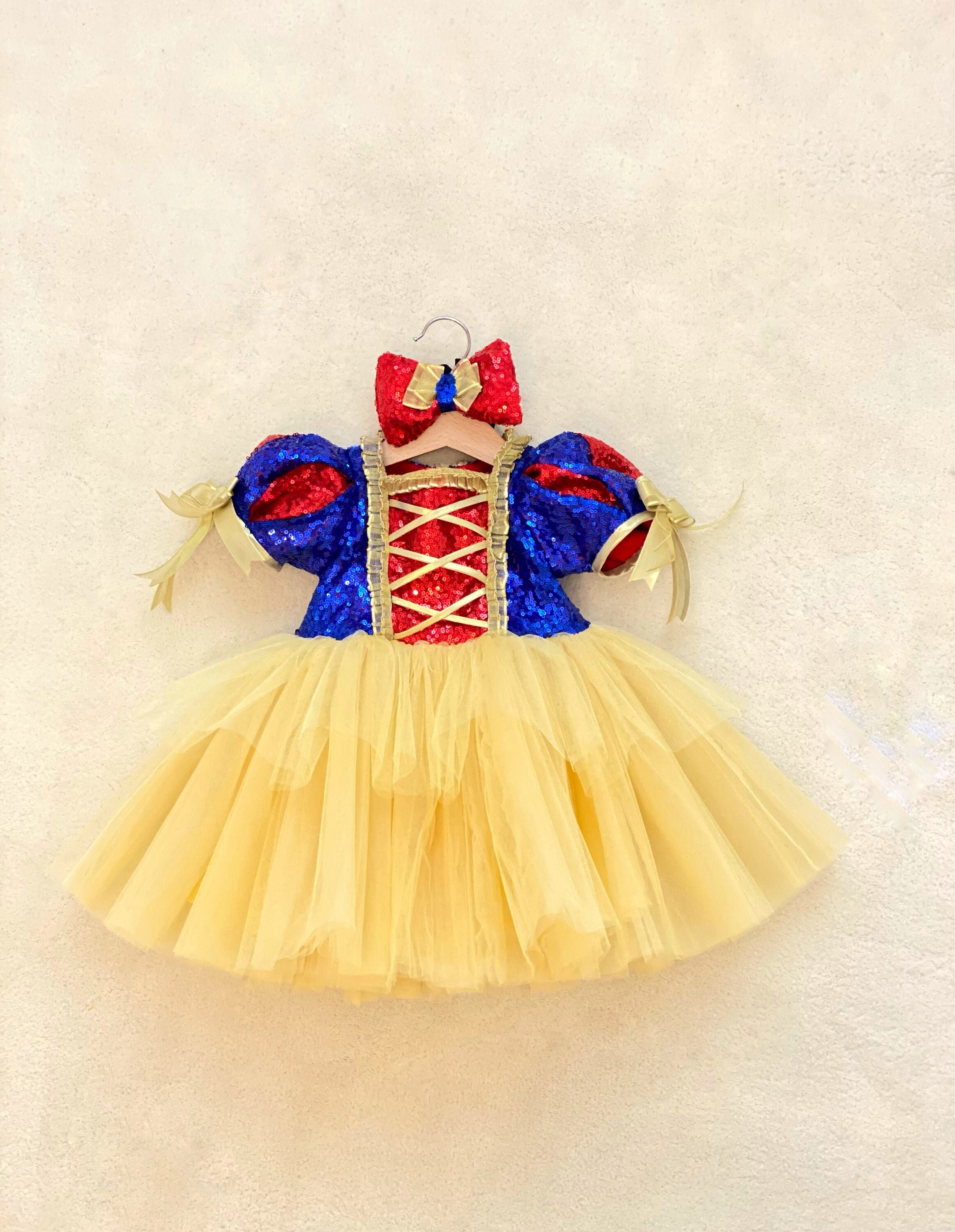 Snow White Costume, Snow White Birthday Dress, Snow White Party Gown ...
