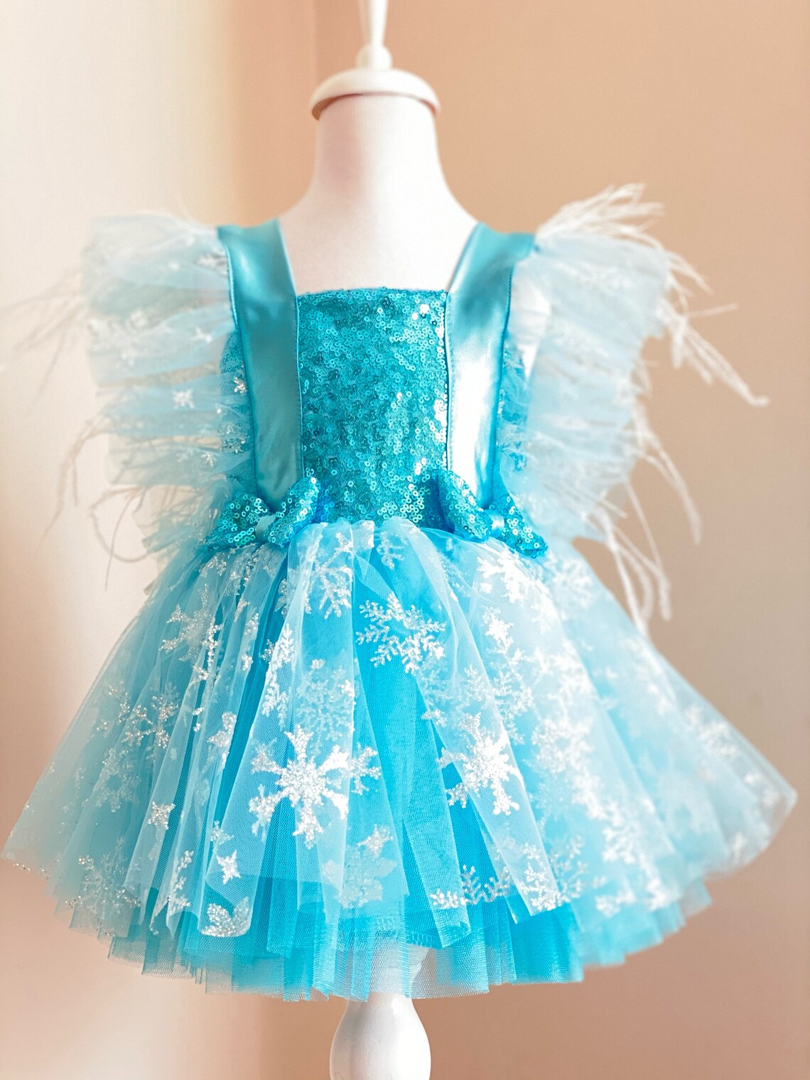 Elsa Inspired Costume Frozen Dress / Elsa Birthday Dress - Etsy