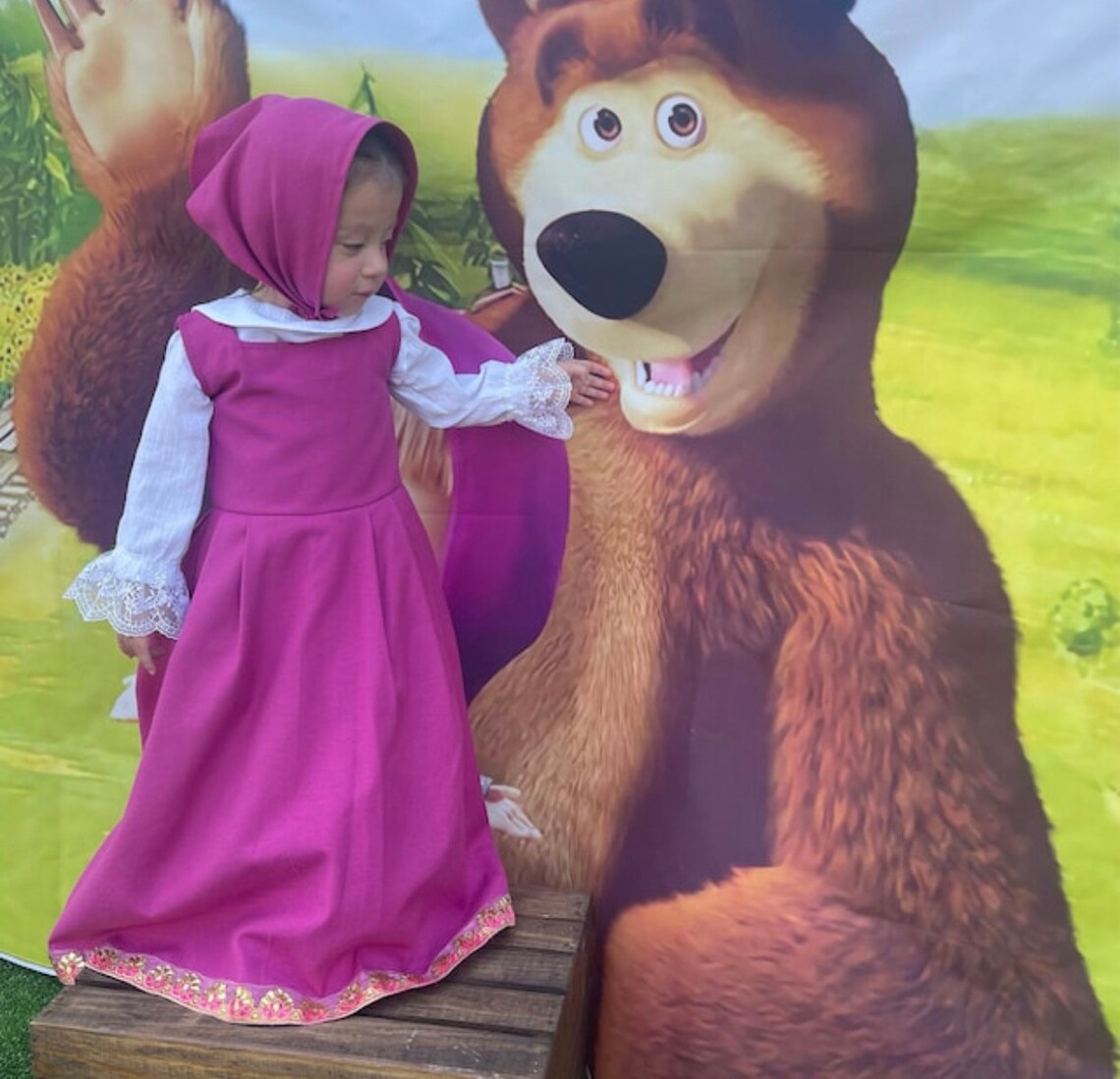 Masha Inspired Costume Masha and the Bear Inspired Costume - Etsy