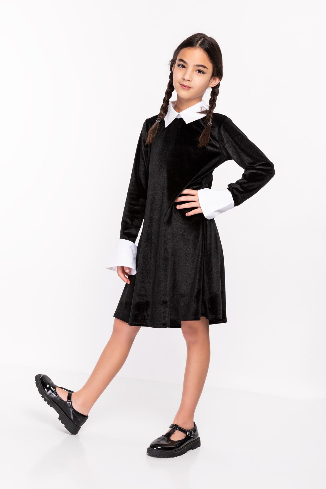 Black Girl Dress, Birthday Girl Dress, Halloween Girl Gothic Costume ...