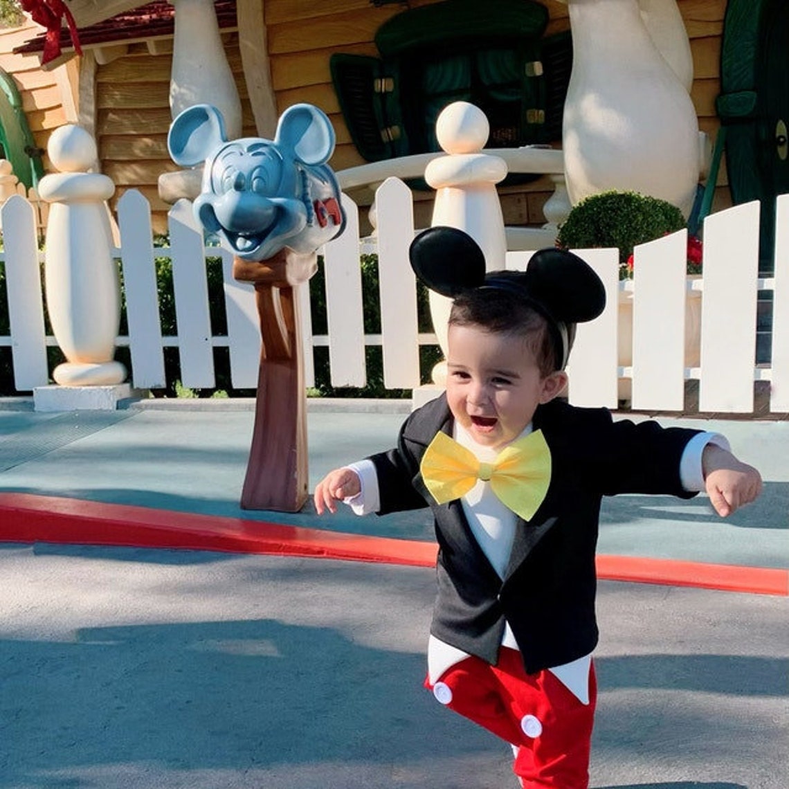 Mickey Mouse Inspired Costume / Baby Mickey Costume / Mickey Mouse ...