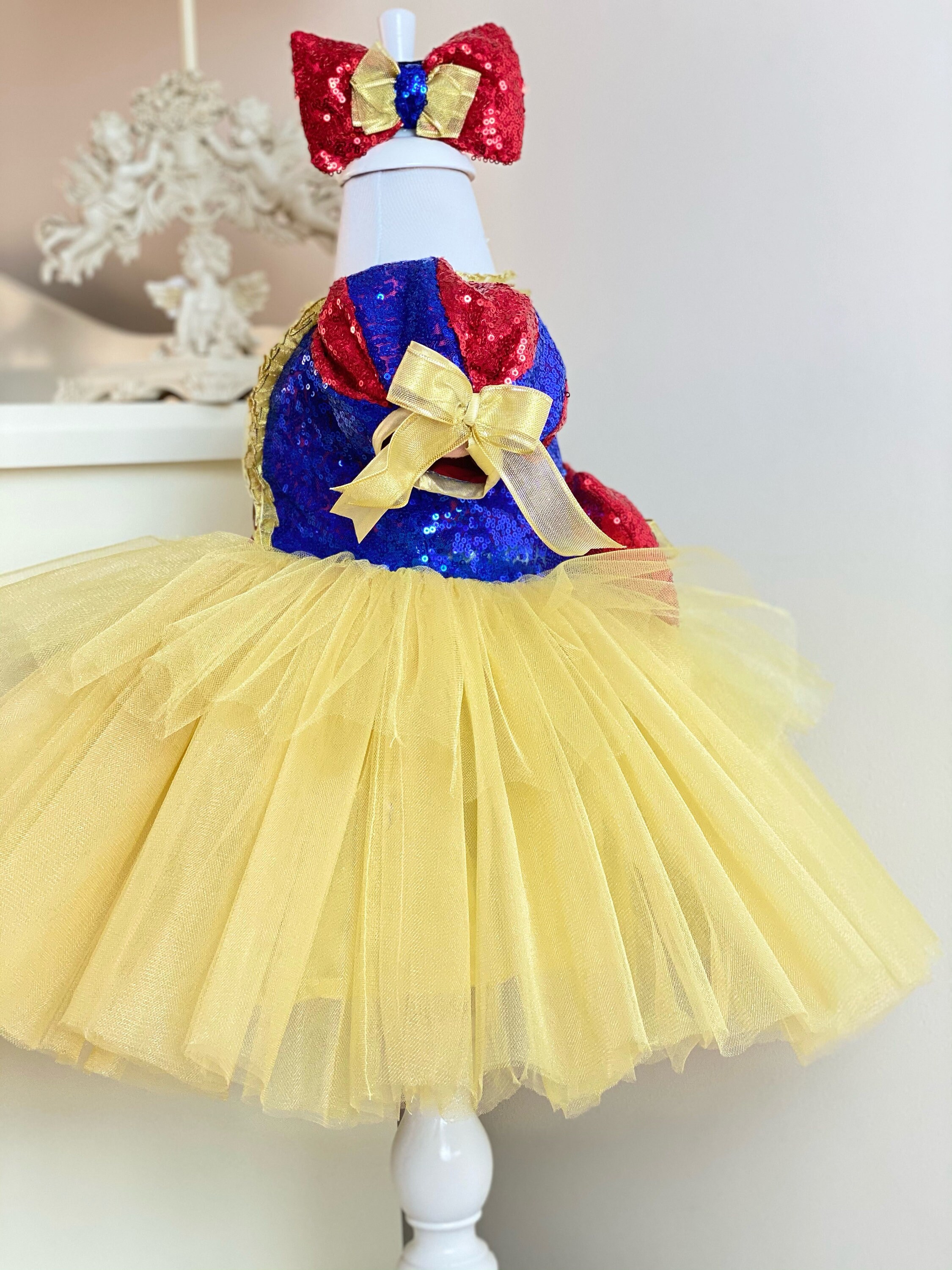 Snow White Costume, Snow White Birthday Dress, Snow White Party Gown ...