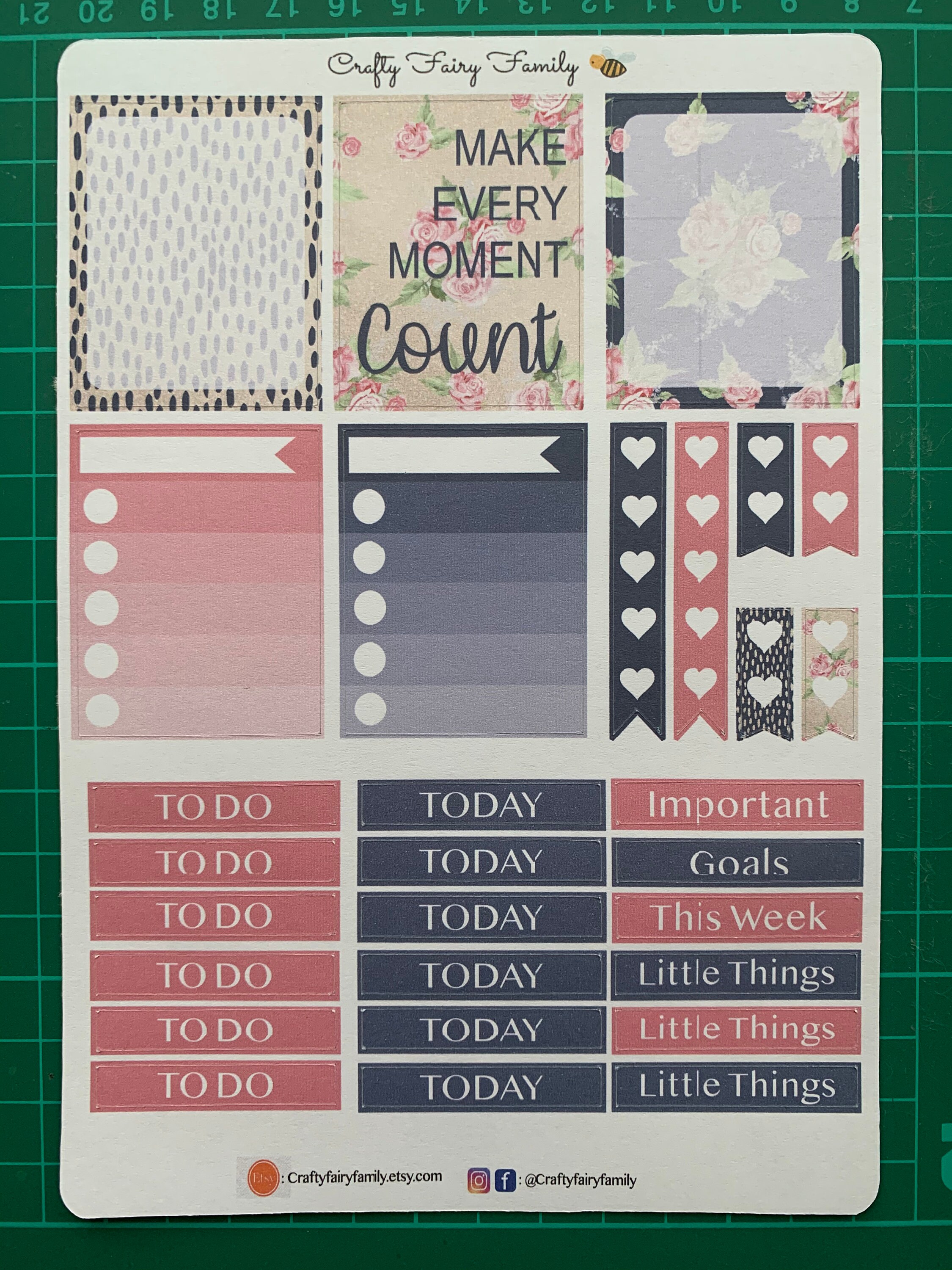 Weekly Planner Sticker Kit for Erin Condren or Any Sized Planner ...