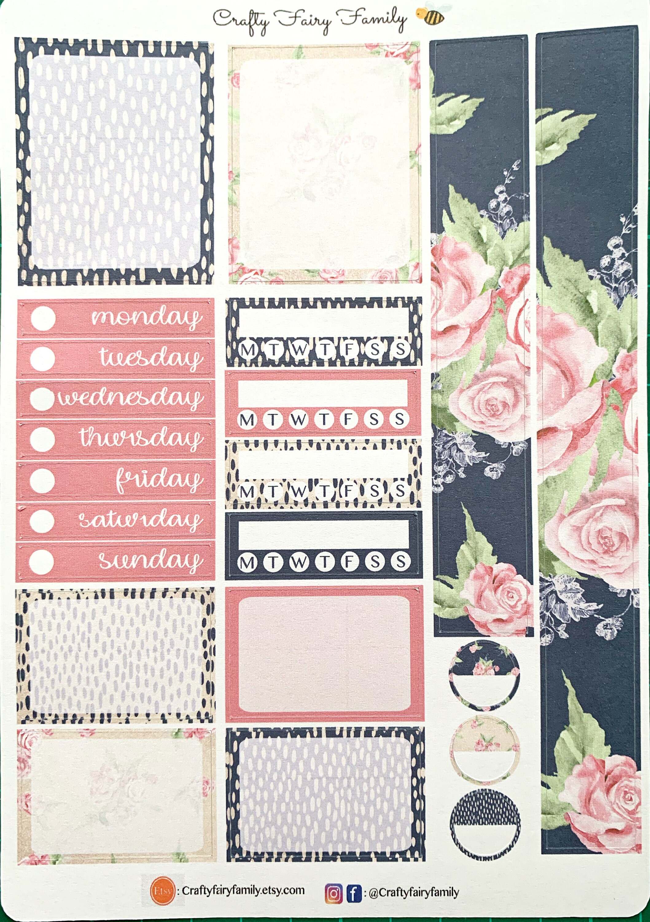 Weekly Planner Sticker Kit for Erin Condren or Any Sized Planner ...