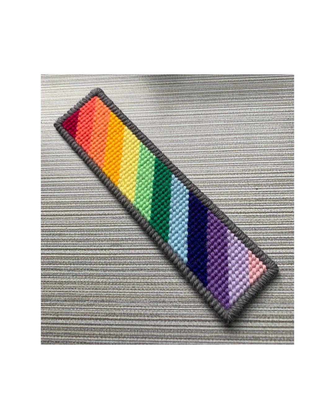 Rainbow Coloured Book Mark - Etsy