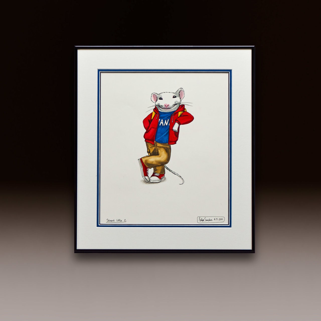 Signed Stuart Little 2 Concept Drawing – Framed Animation Art - Etsy
