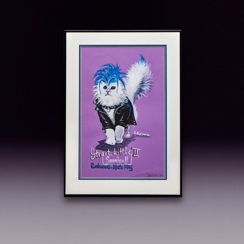 Stuart Little 2 Concept Drawing - Snowbell - Etsy