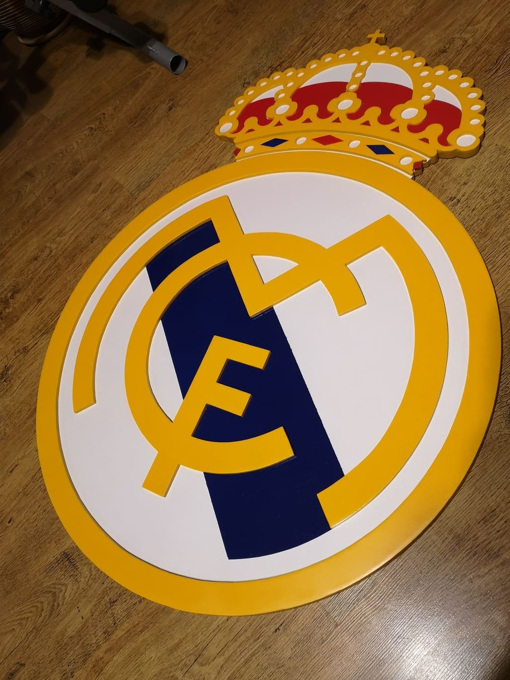 Real Madrid 3d Herb Sign Logo Wood Handmade - Etsy