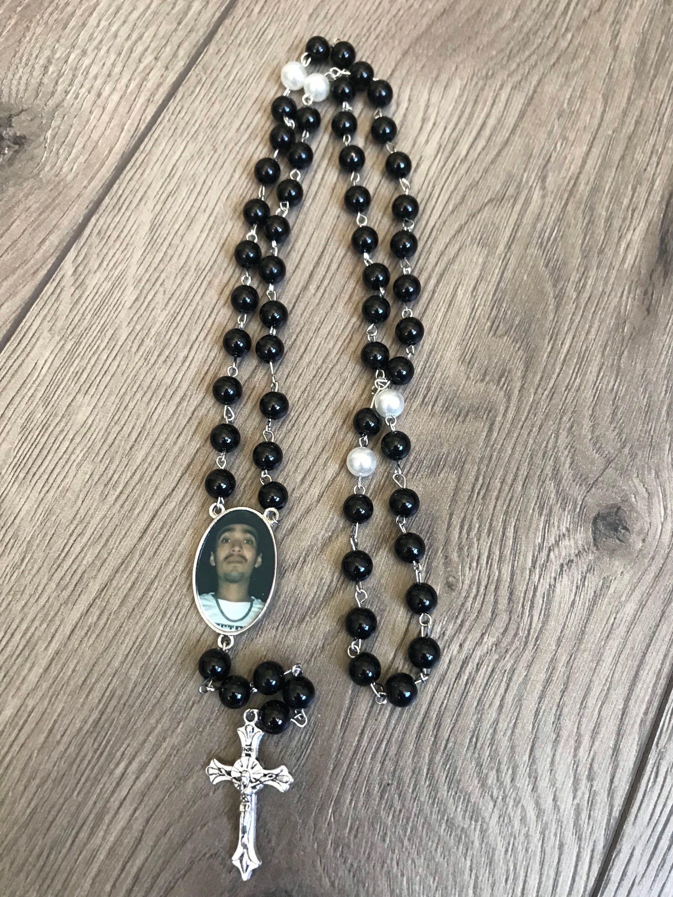 Rosary Memorial Keepsake - Etsy