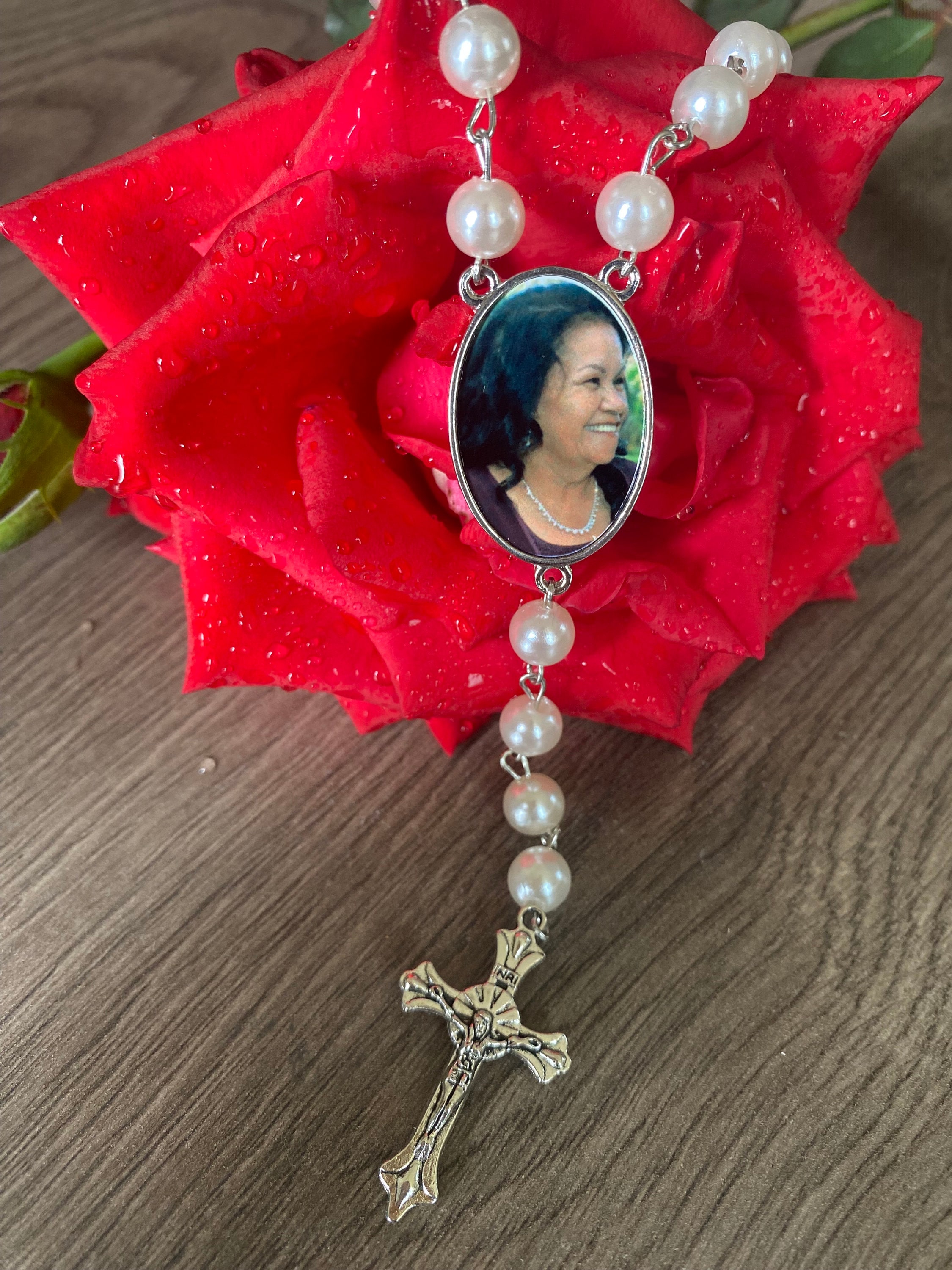 Rosary Memorial Keepsake - Etsy