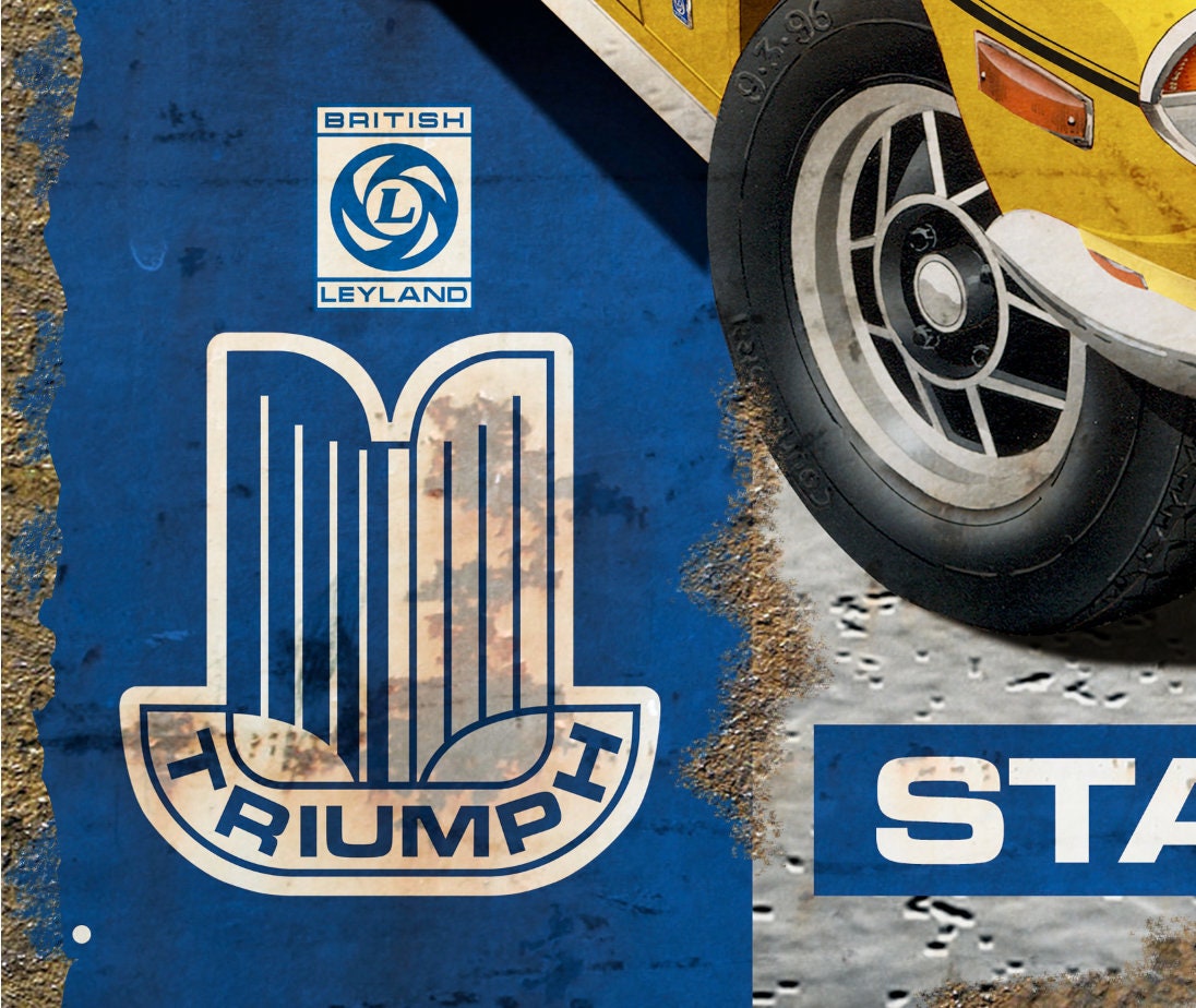 NEW Triumph Stag 'rusty' Garage Wall Sign. 12 - Etsy