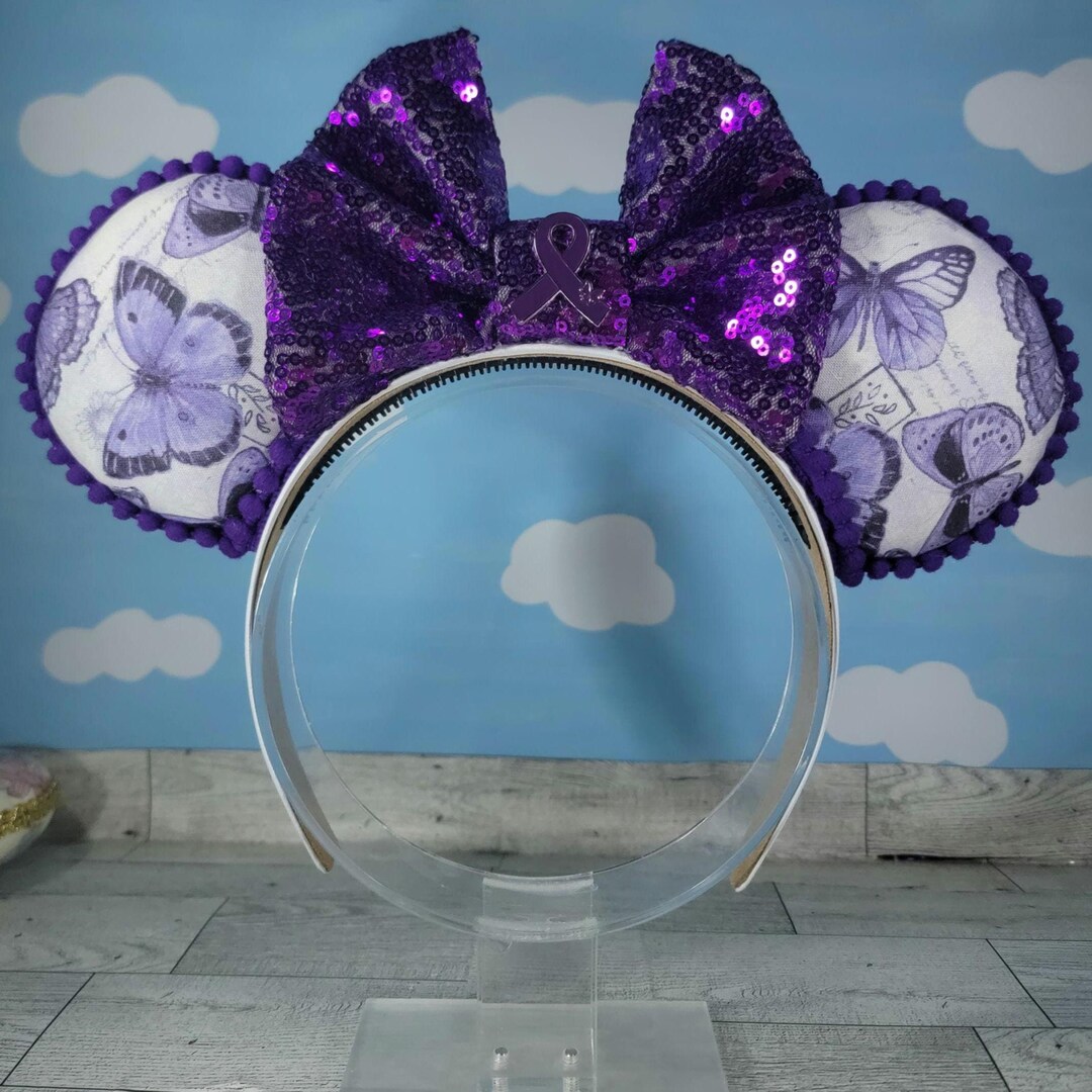 Purple Butterfly Ears - Etsy