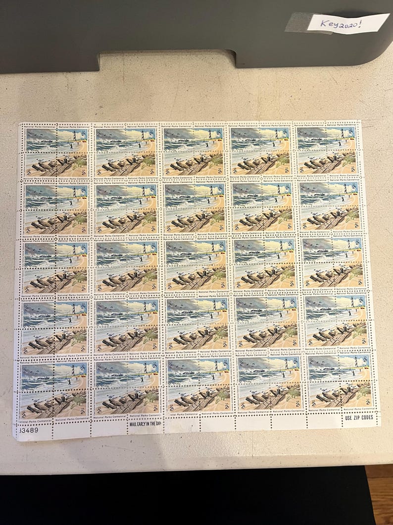 USPS National Parks Centennial 2 Cent Postage Stamps Scott 1448-51 ...