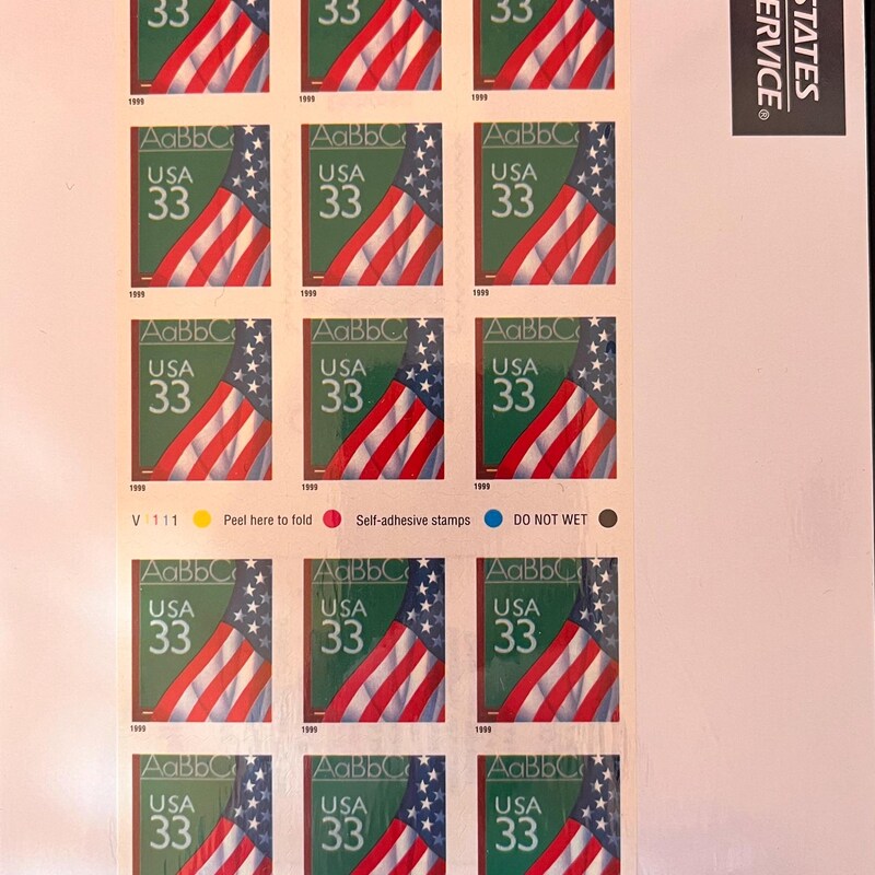 33 Cent Stamps - Etsy