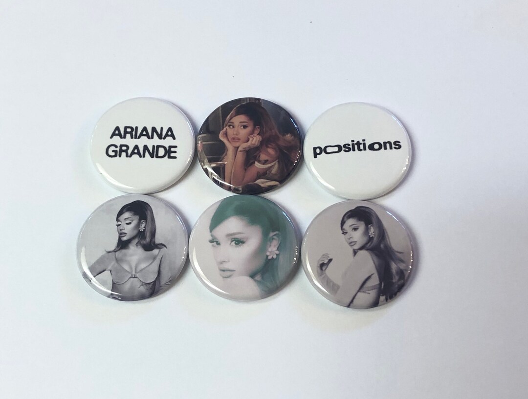 Ariana Grande “positions” Button Set of 6 Pins - Etsy