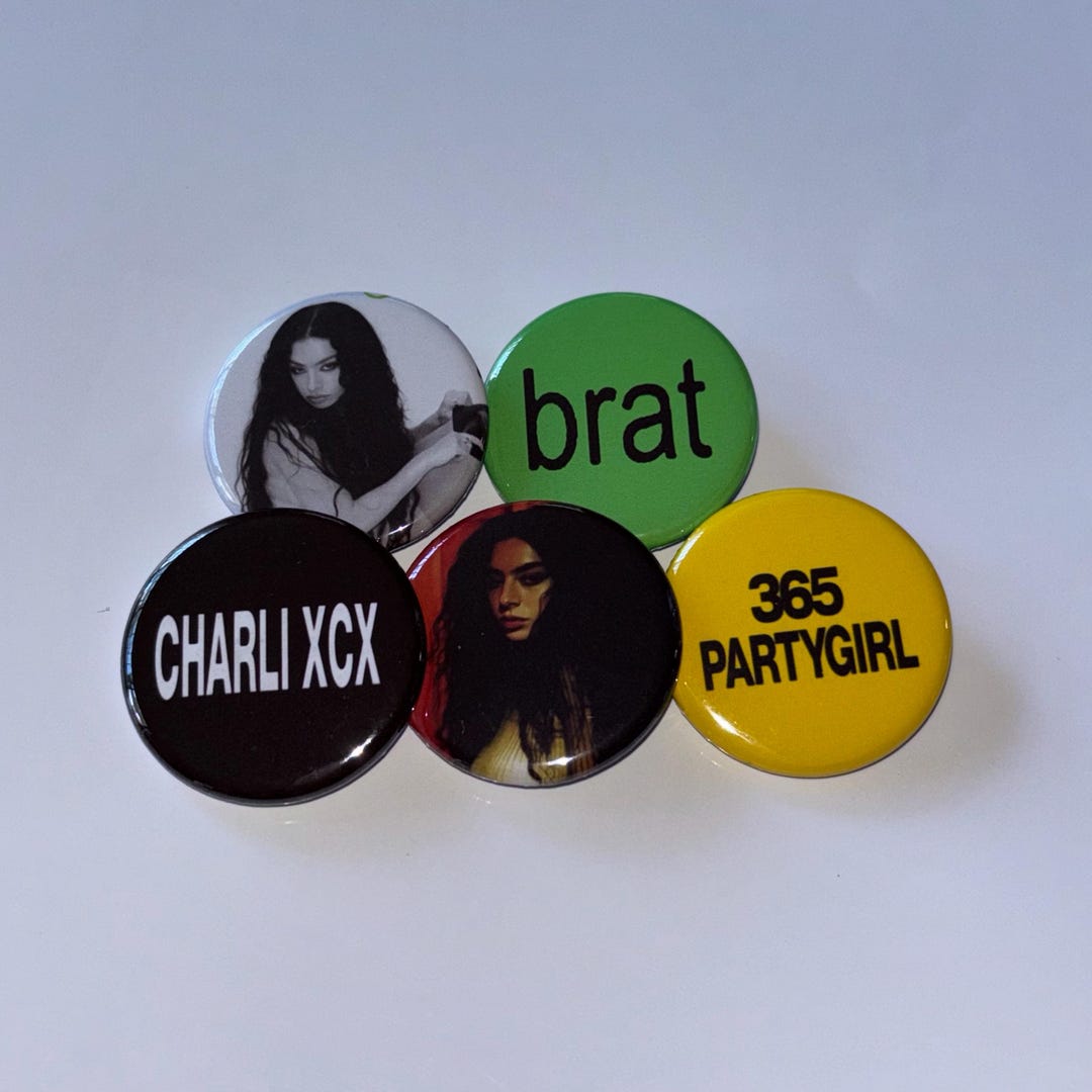 Charli XCX Button Set of 6 Pins 1.25” HQ - Etsy