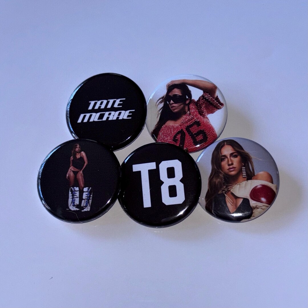 Tate Mccrae Button Set of 5 Pins - Etsy