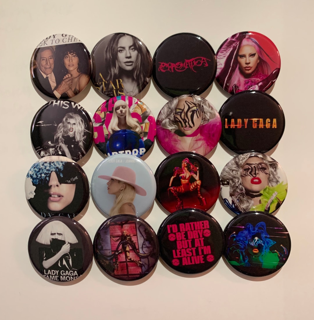 Lady Gaga HUGE Lot of Pins Button Set 1.25” HQ - Etsy