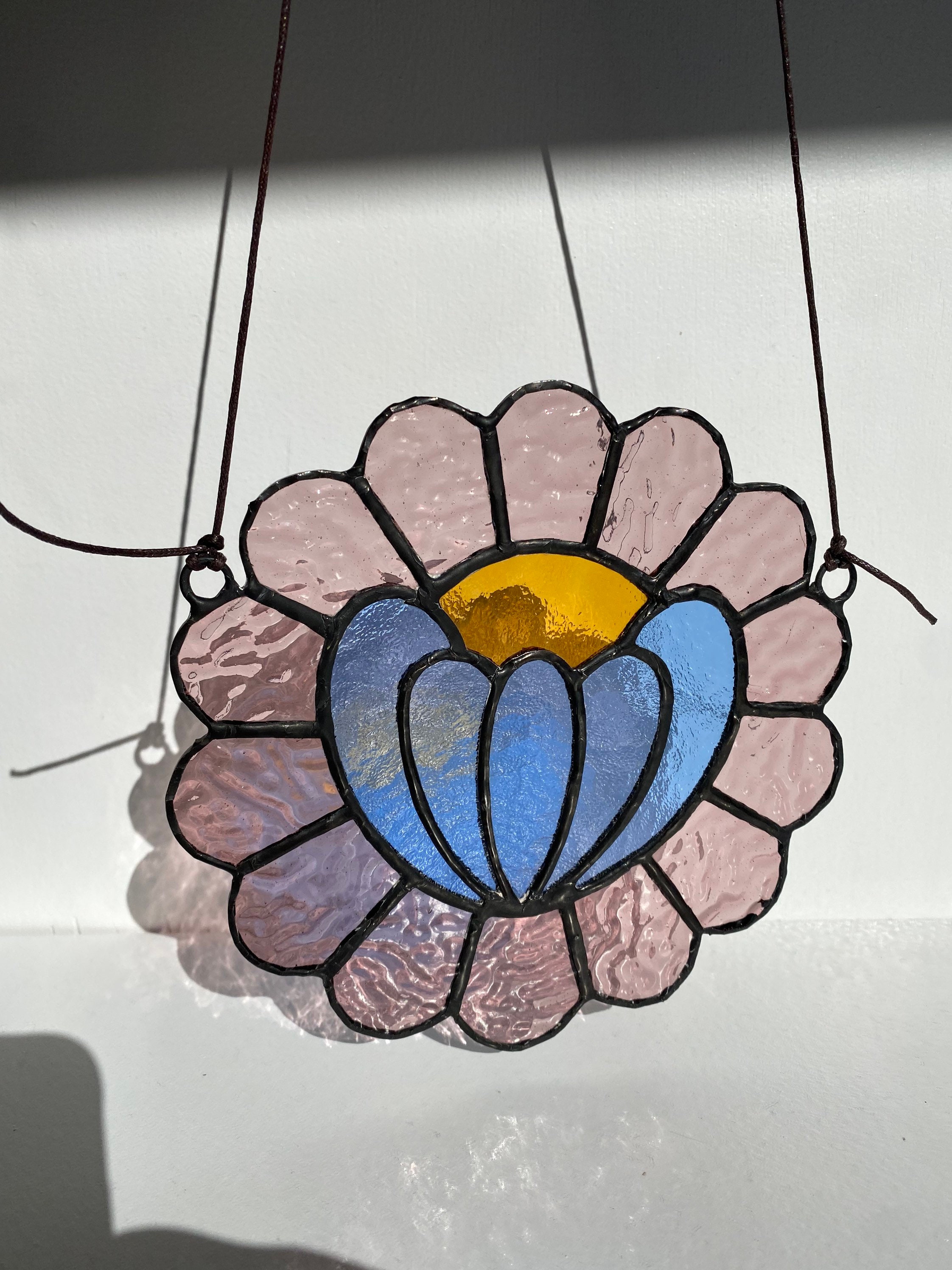 Leadlight Suncatcher / Stained Glass / Handmade / Vintage - Etsy