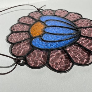 Leadlight Suncatcher / Stained Glass / Handmade / Vintage Reclaimed ...