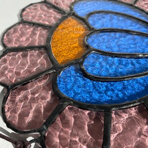 Leadlight Suncatcher / Stained Glass / Handmade / Vintage Reclaimed ...