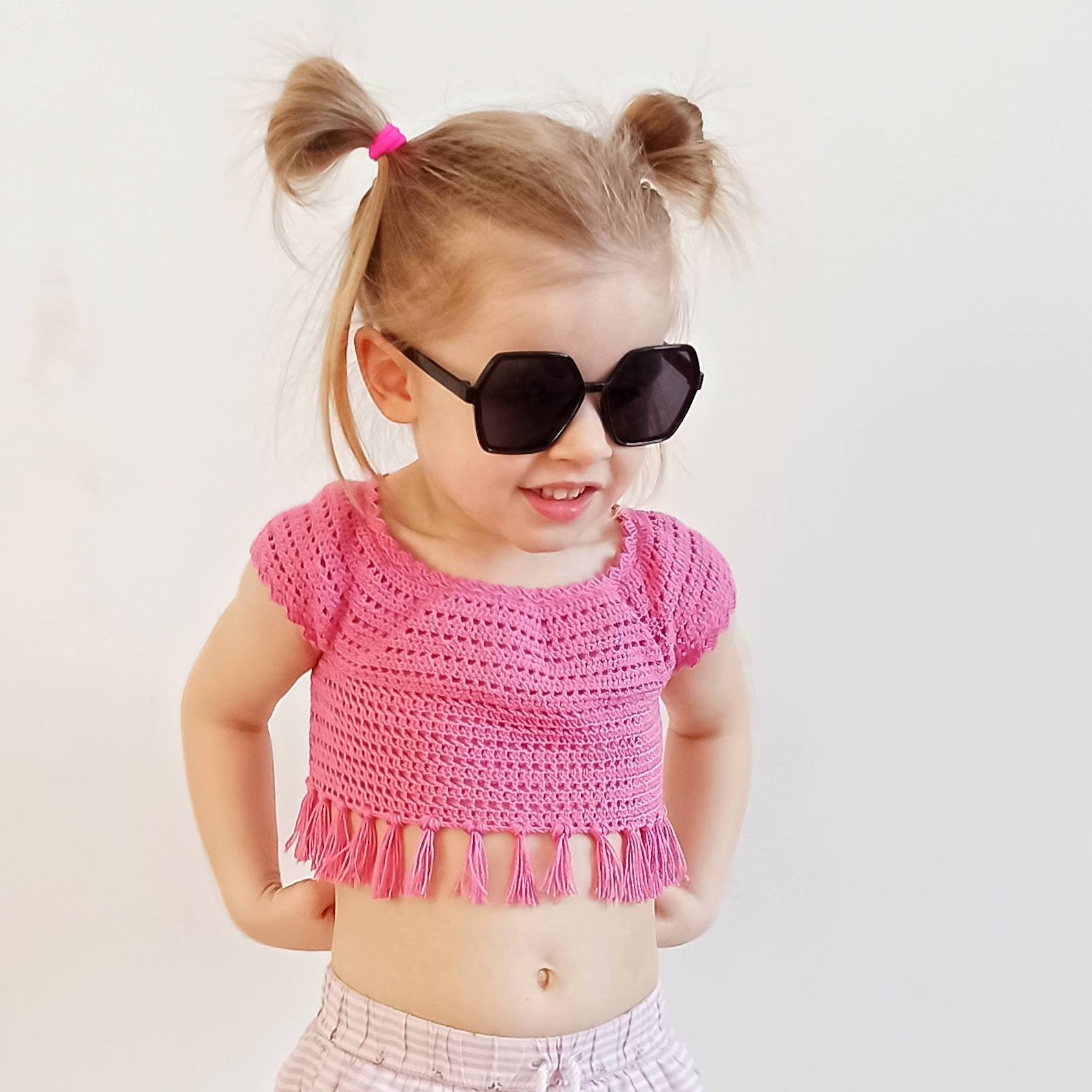 Crop top for girl toddler baby kids. Dance top swimwear | Etsy