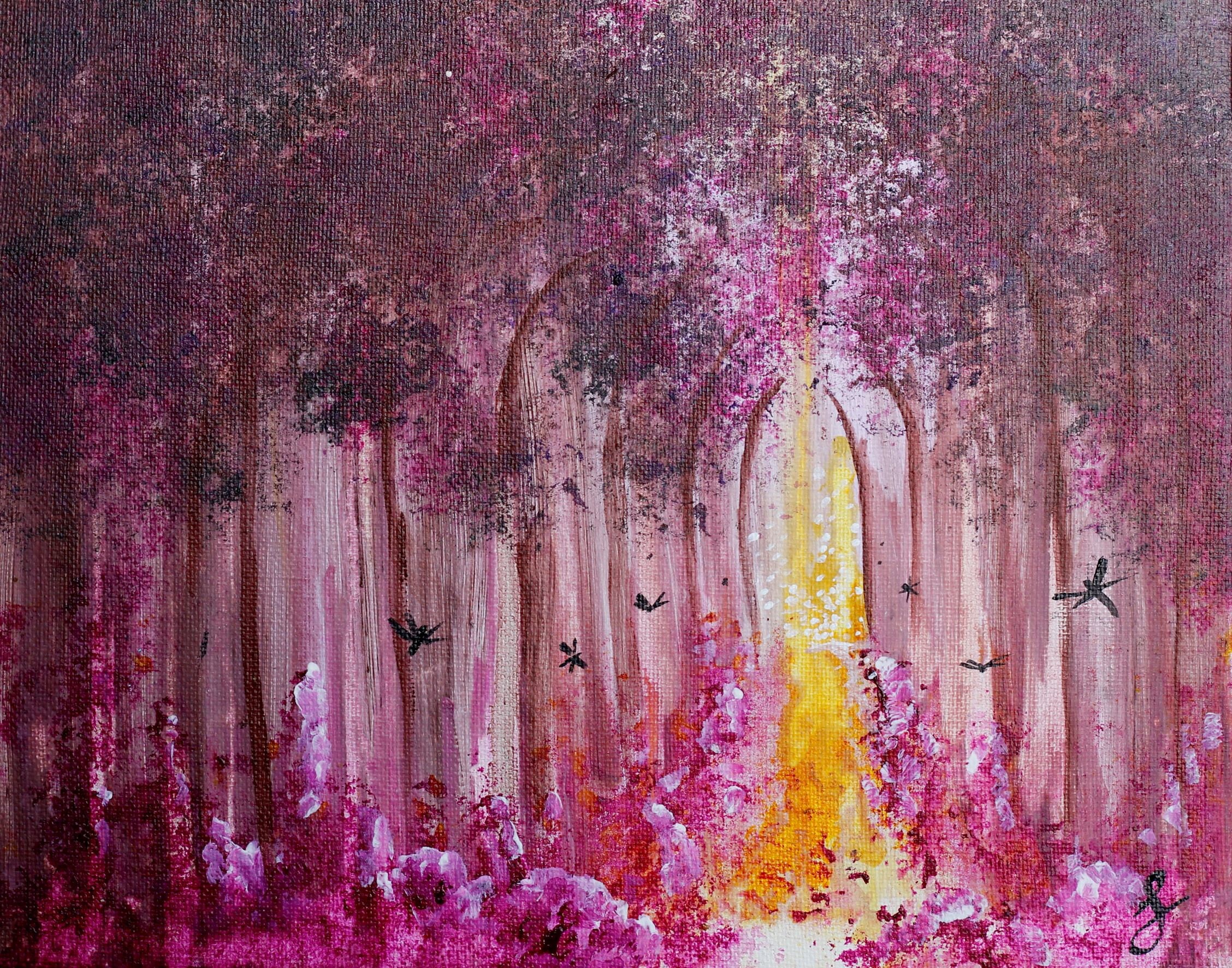 Firefly Forest, Digital Print of Original Artwork for Use as Wall Art ...