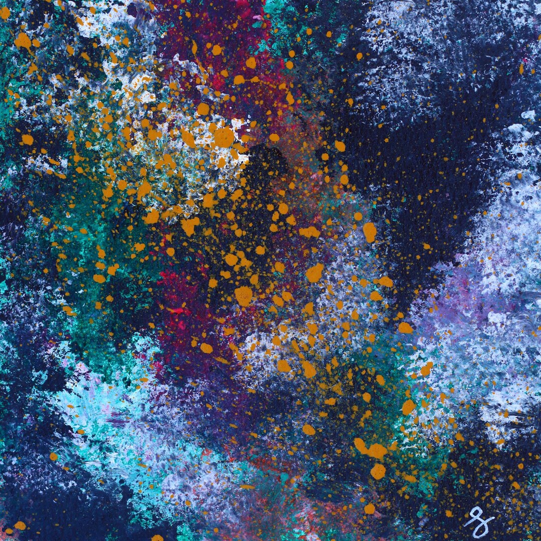 Gold Splash- Abstract Splatter Art by Savagemuse23. Digital Print for ...